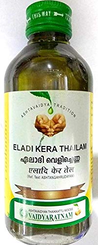 VOS VAIDYARATNAM Eladi Kera Thailam, 200 ml, White : Amazon.in: Beauty