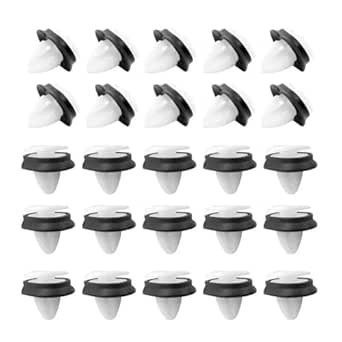 Pulchra 50PCS Car Door Panel Molded Trim Clip Holder Plastic Fastener ...