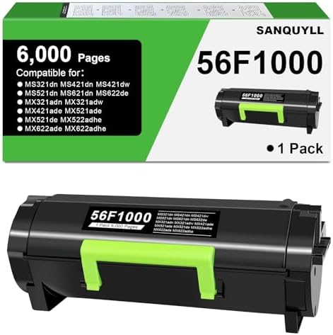 Amazon.com: SANQUYLL 56F1000 High Yield Toner Cartridge Compatible for ...