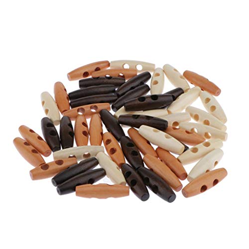 Abbraccia 50ボタントグルウッドトグウッドトグ3色の評判・口コミ｜キテミヨ-kitemiyo-