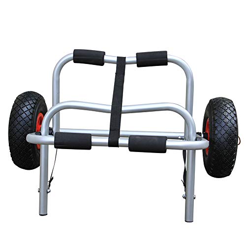 MorTime 28″ Universal Kayak Cart, 165LB Heavy Duty Kayak Carrier for ...