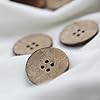 Amazon.com: MASONEE 25mm Brown Natural Coconut Shell Buttons 1 inch 4 Holes Button Coconut Shell ...