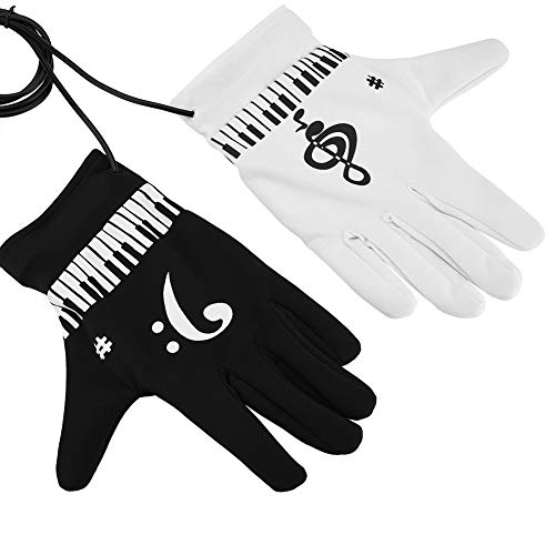 MAGT Piano Gloves, Electronic Hand Musical Fingertips Speaker Hand ...