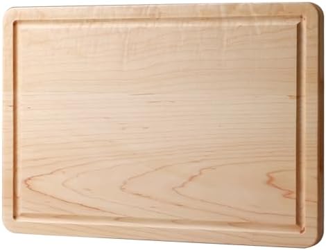 Amazon.com: Premium Maple Wood Cutting Board - 12x8 Inches, Reversible ...