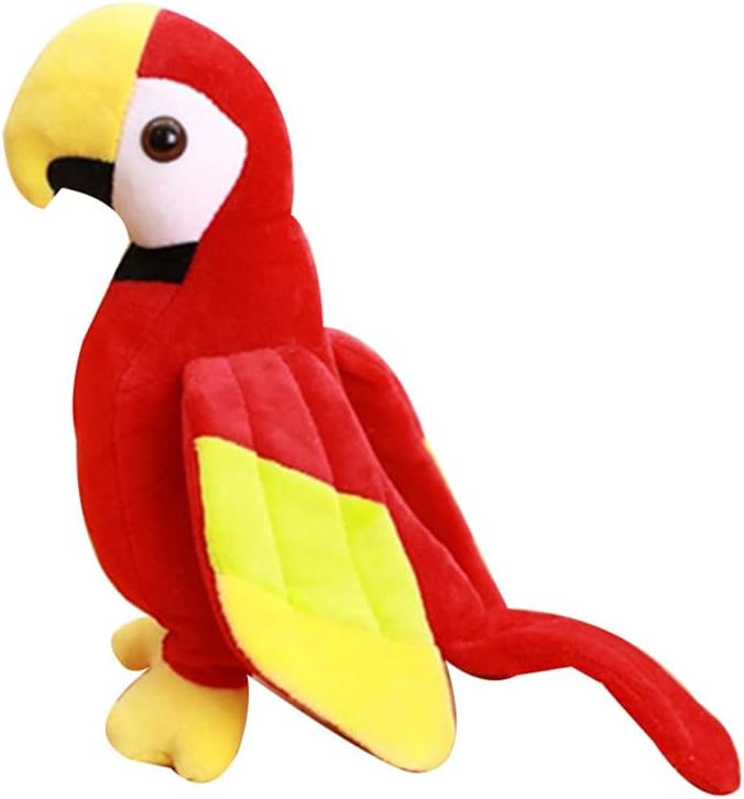 Amazon.com: Parrot Statue 1pc Stuffed Parrot Plush Toy Stuffed Animal ...