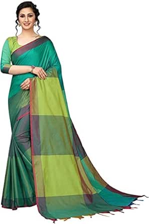 Buy HAMIDA bano Banarsi Kubera Pettu Copper Zari Weaving Saree Daily ...