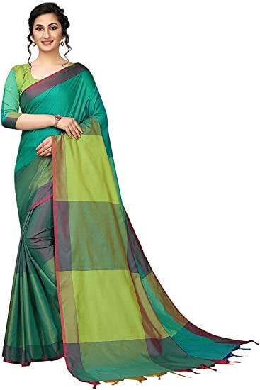 Buy HAMIDA bano Banarsi Kubera Pettu Copper Zari Weaving Saree Daily ...