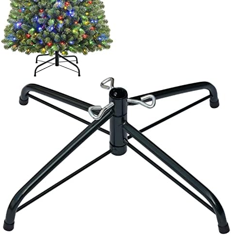 Amazon.com: KUANVE Metal Christmas Tree Stand, 12 Inch Folding Xmas ...