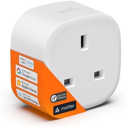 Onvis Matter Smart Plug, Thread Smart Socket Works with Apple HomeKit ...