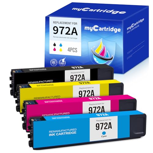 myCartridge 972A Remanufactured Ink Cartridge Replacement for HP 972 ...