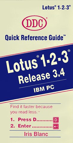 Amazon.co.jp: Lotus 1-2-3: Release 3.4 : IBM PC (Quick Reference Guide ...