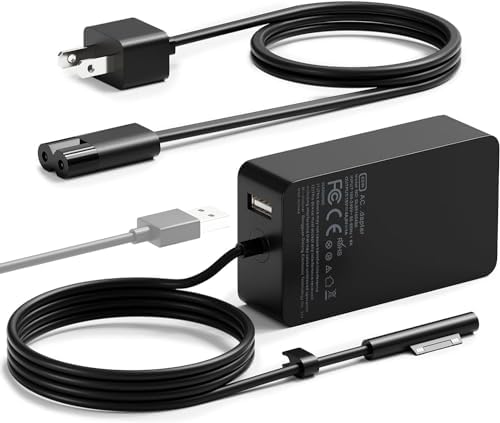 Amazon.com: 65W Surface Pro Laptop Charger-Microsoft Surface Pro ...