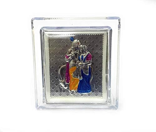 Buy Shri Balaji Abhushan Bhandar Silver RADHAKRISHNA SHOWPIECE ...