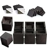 Amazon.com: FASONLA Bed Risers, Furniture Risers (Set of 8) Lifts ...
