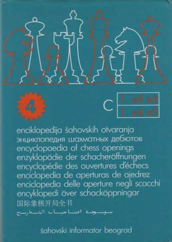 Amazon.com: Chess informant Encyclopedia of Chess Openings Volume c 4th ...