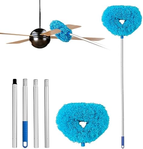 Amazon.com: Qaestfy Ceiling Fan Cleaner Duster with 62.5‘’ Extendable ...