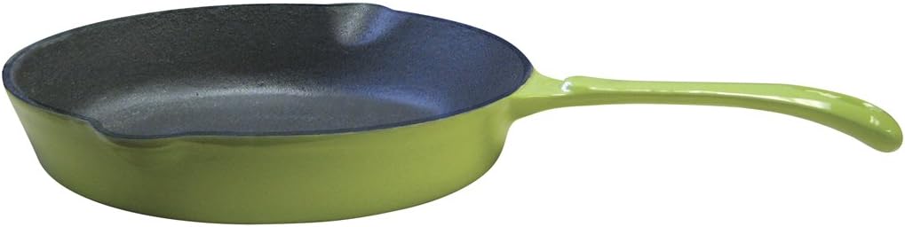 Amazon.com: Le Cuistot Enameled Cast-Iron Skillet 9.8 Inch - Fashion ...