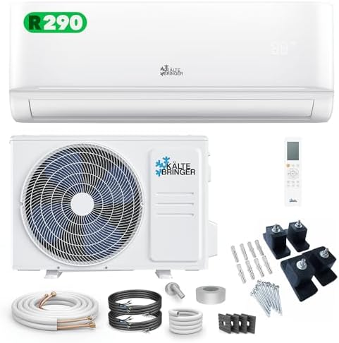 Kältebringer R290 Climatiseur Split au propane - 12000 BTU (3,5 kW) - Avec fonction chauffage ...