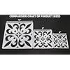 Amazon.com: 16-Pack Spanish Tile Stencil Set (6X6 Inch) Authentic ...