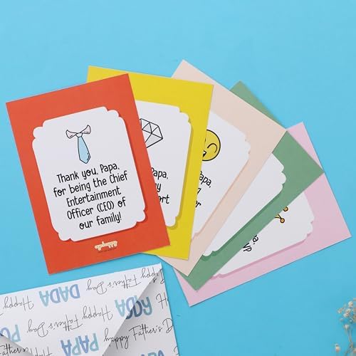 Oye Happy -Thank you Cards Set of 5 for Fathers - Fathers Day Cards ...