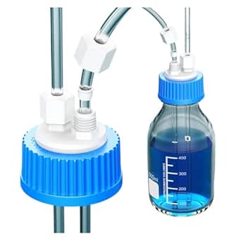 GL45 porous cap spiral cap liquid chromatography waste cap 1/8,1/4(1-8 ...