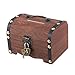 Amazon.com: Sewroro Small Wooden Treasure Chest Boxes Retro Treasure ...