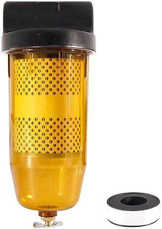 Amazon.com: B10-AL 496 Fuel Tank Filter Assembly Micron Max 25 Gpm 150 Psi with 1” NPT Top Cap ...