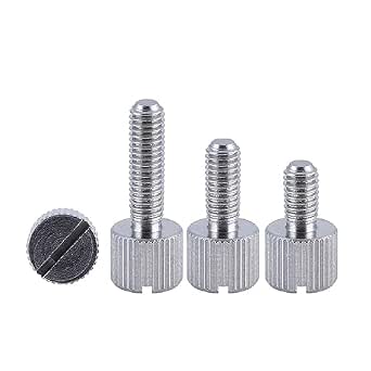 Yjin Store 5pcs M3 Slotted Stainless Steel 304 Single Head Hand Screw ...