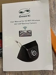 Amazon.com: GreenYi WiFi Car Wireless Backup Camera, GreenYi 5G 720P HD ...