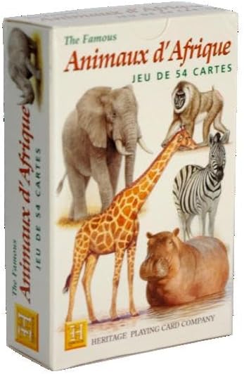 Animaux d'Afrique. 54 Cartes : Denaro, John: Amazon.fr