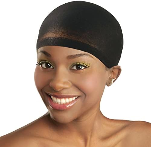 Amazon.com: DONNA Stocking Wig Caps 2pcs Black Wig Head Wig Caps for Women Hair Bonnet for ...
