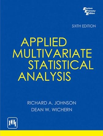 Buy Applied Multivariate Statistical Analysis Book Online at Low Prices ...