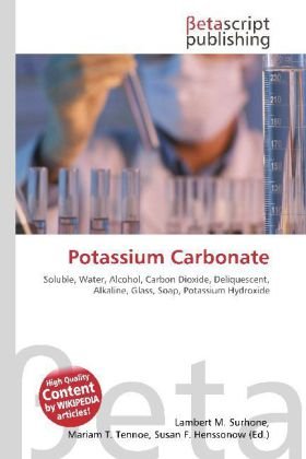 Potassium Carbonate: Surhone, Lambert M.: 9786130955083: Amazon.com: Books