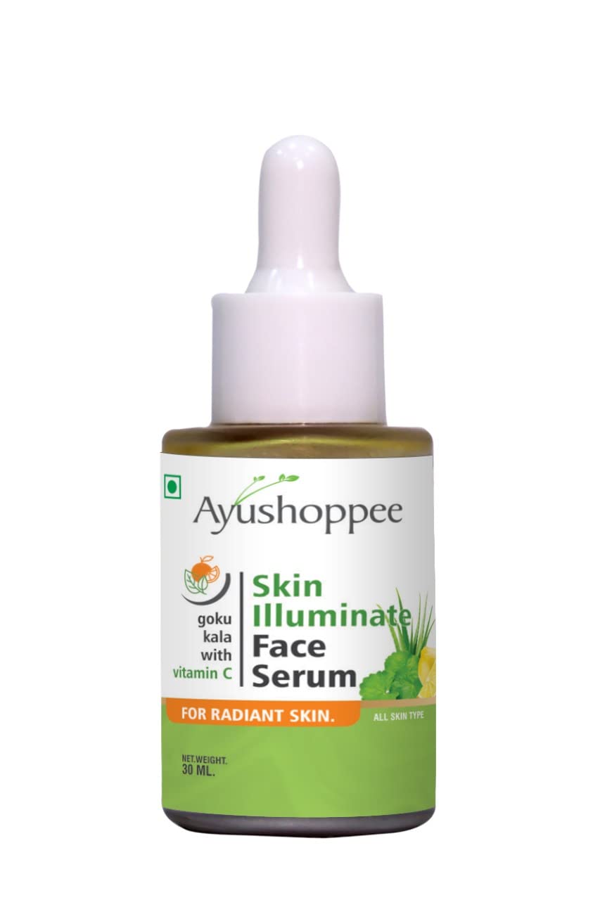 Ayushoppee Ayurvedic Skin Illuminate Kasturi Manjal Face Serum, For ...
