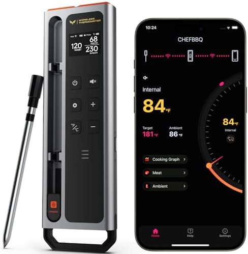 Amazon.com: Ninja ProChef Wireless Meat Thermometer Indoor & Outdoor ...