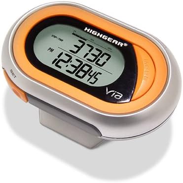 Amazon.com : Highgear VIA Pedometer with Calorie Counter, Watch, and ...