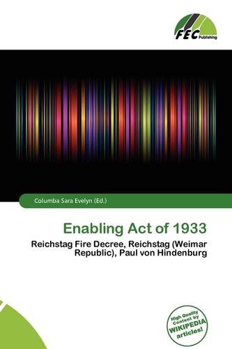 Amazon.co.jp: Enabling Act of 1933 : 本