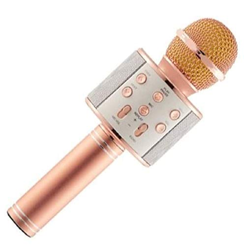 LINSDEN Bluetooth Recording Condenser Microphone with Bluetooth Speaker ...
