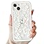 Amazon.com: Lovmooful Compatible for iPhone 13/14 Case Clear Cute Floral Flower with More Bumper ...