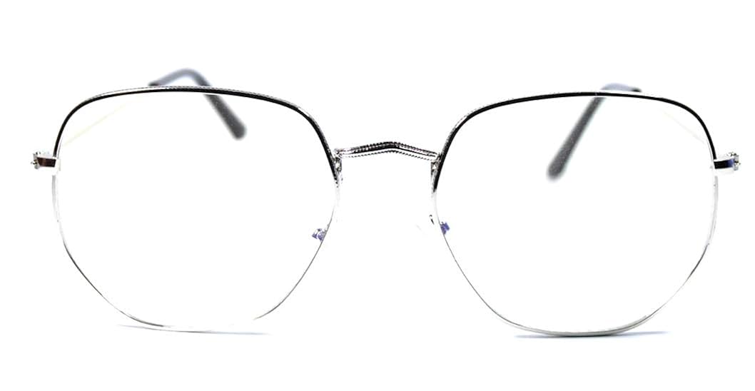 Buy Diamond shaped blue cut uv 400 protected spectacles for men women ...