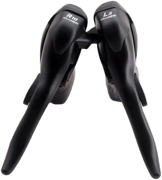 Amazon.com: Micronew R10 Drop Bar Shift Lever Set 3x10 Speed Road Bike ...