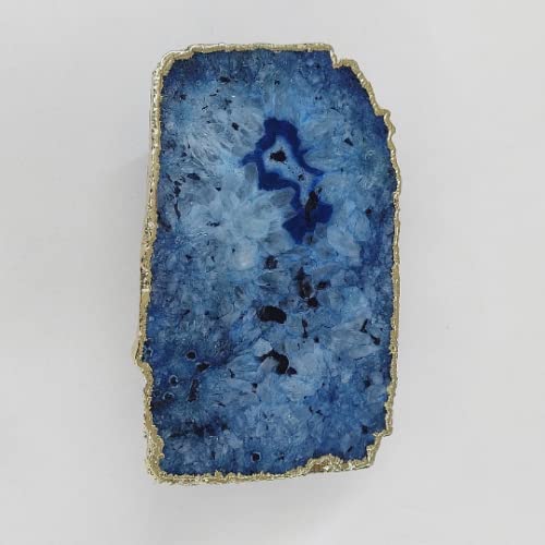 Buy Serein Blue Agate Platter Natural Agate Cheese Board Stone ...