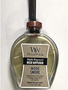 Amazon.com: WoodWick Wood Smoke 7 oz Reed Diffuser … : Home & Kitchen