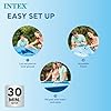 INTEX | 28272 Metal Frame Rectangular Outdoor Swimming Pool, Filter ...