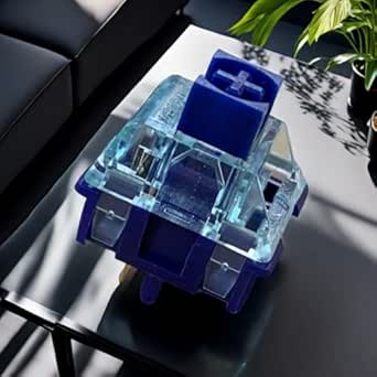 Dull Blue Switch Linear Mechanical Keyboard Prelubed RGB Switches Hot ...