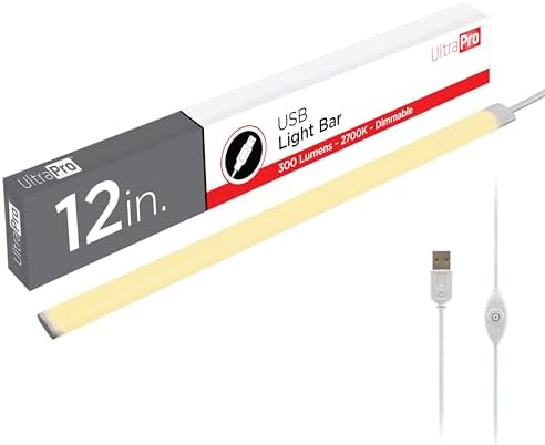 Amazon.com: UltraPro 12 inch USB Light Bar Plug-in Under Cabinet Lights ...