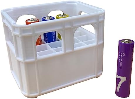 Amazon.com: Sactulaz AAA Beer Crate Battery Organizer, Battery Storage ...