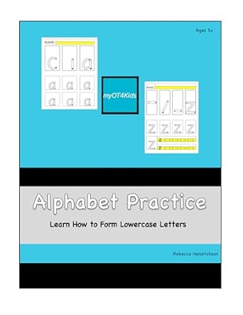 Amazon.com: Alphabet Practice: Learn How to Form Lowercase Letters ...