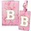 Pink Passport Cover Cute Passport Book Holder for Travel Luggage Tag ...