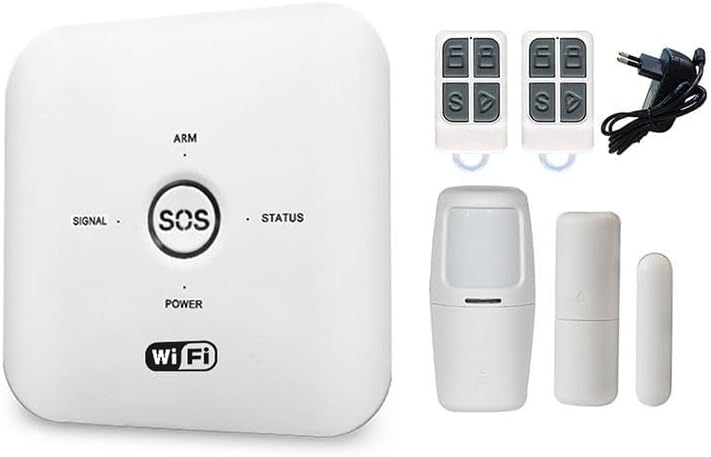 AUSEK Wireless Smart Security Alarm System with Remote Tag, Motion ...